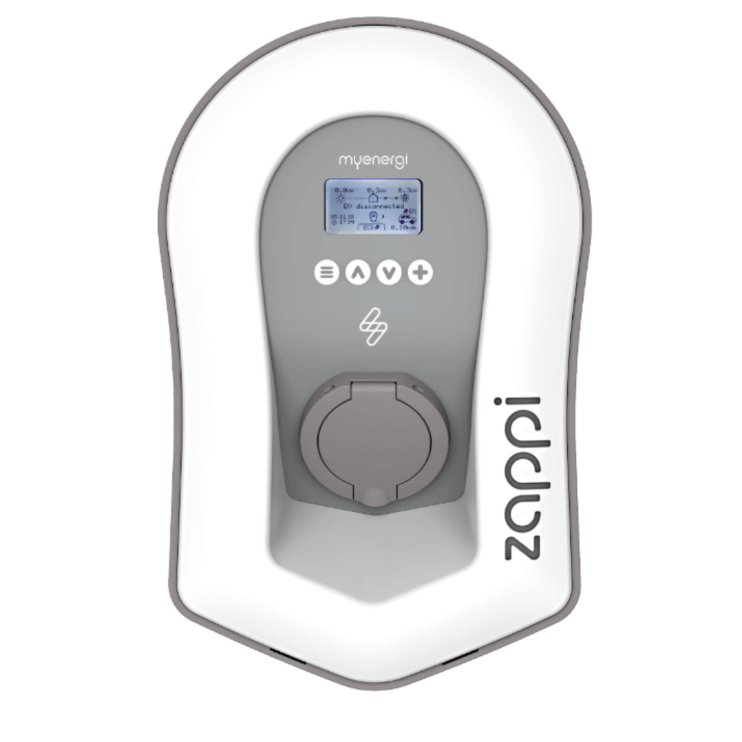 Myenergi Zappi V2.1 Multiphase 7/22kW Untethered 6.5M-Cable WHITE with ...